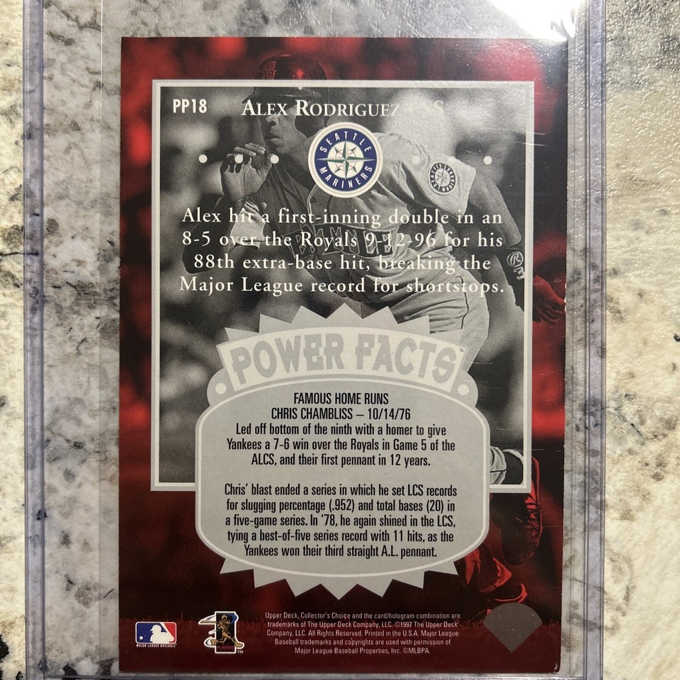 1997 Upper Deck Collector's Choice - Premier Power Jumbo #PP18 Alex ...