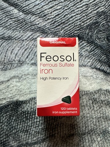 Feosol Ferrous Sulfate High Potency Iron, 120 Tablets 346017097122 | eBay