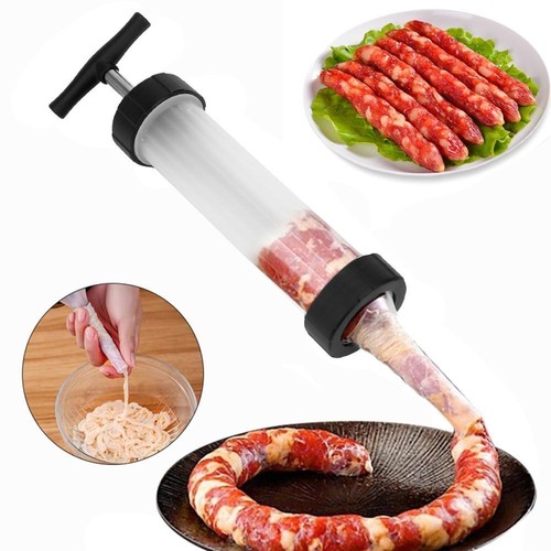 Homemade Gadget Manual Sausage Machine Stuffer Filler Meat Injector ...