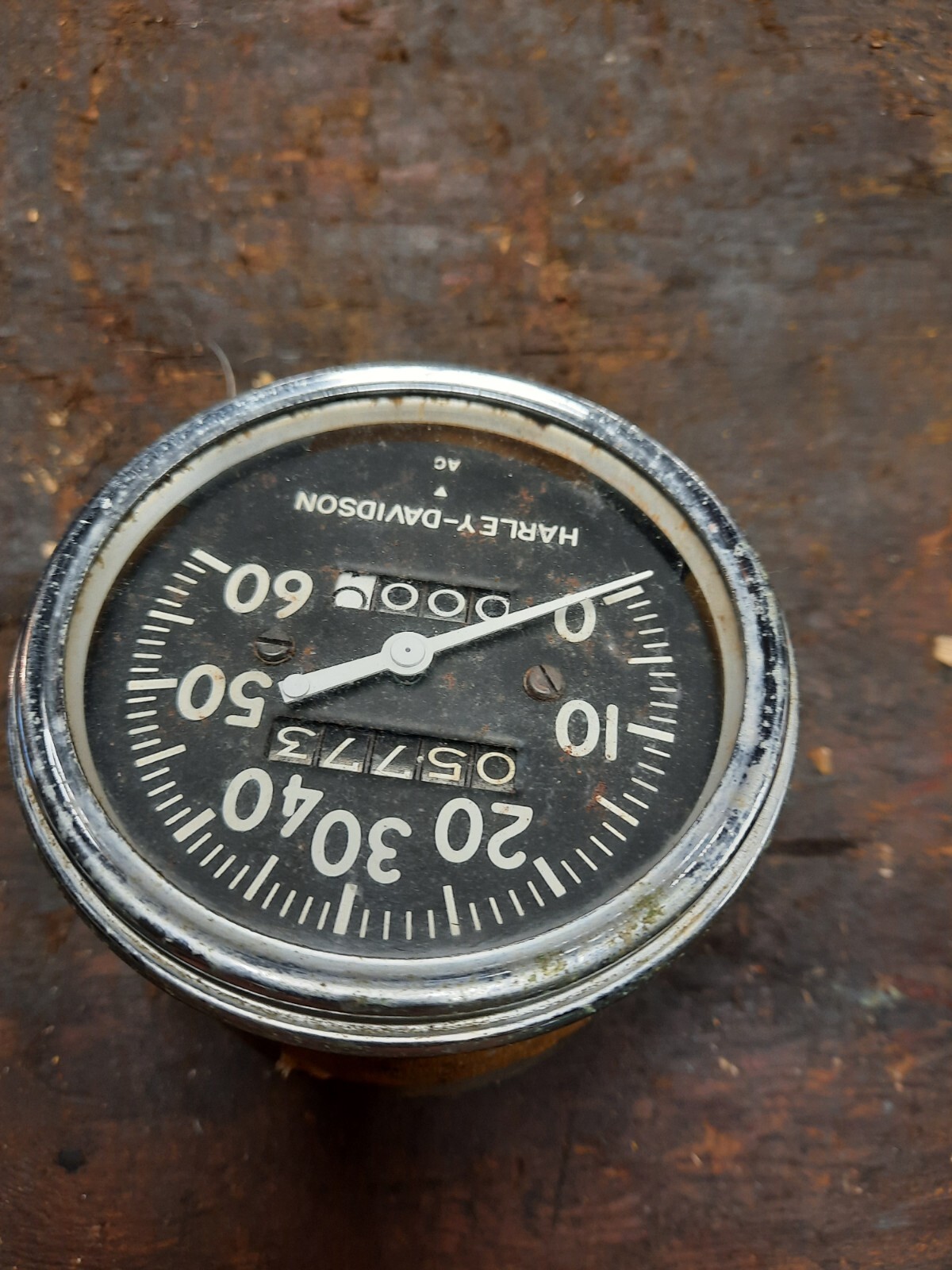 Vintage 1950s 1960s Speedometer Harley Davidson AC Topper 60 MPH ...
