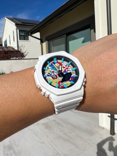 Custom Tiffany Blue Index Casio G-Shock Watch GA2100-7A Casioak Sun ...