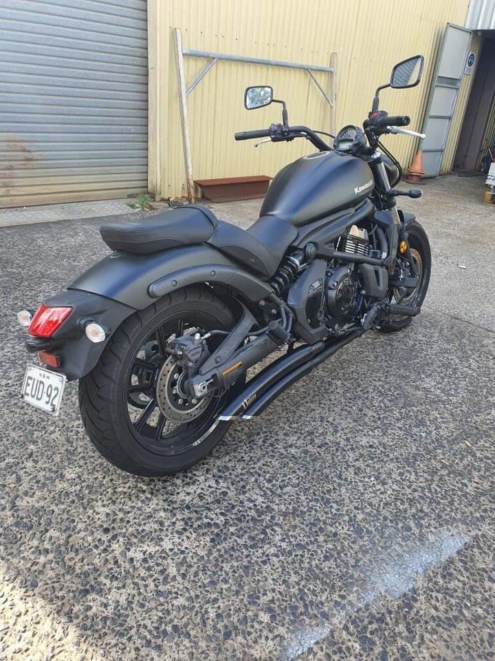 2015-2024 Kawasaki Vulcan S 650 Full System Dual Curve Exhaust Model ...
