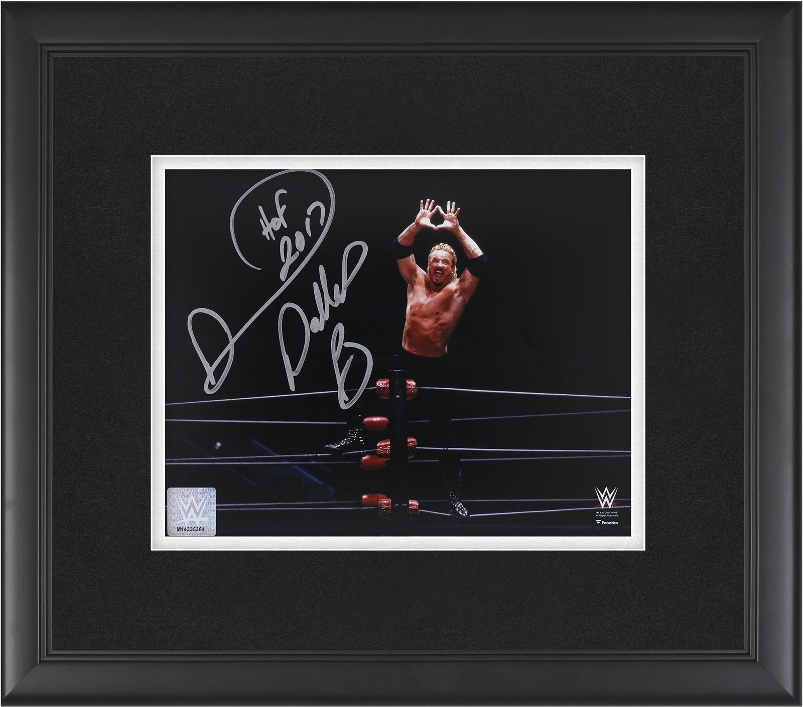 Diamond Dallas Page WWE Framed Signed 8x10 Diamond Cutter Photo w/HOF ...