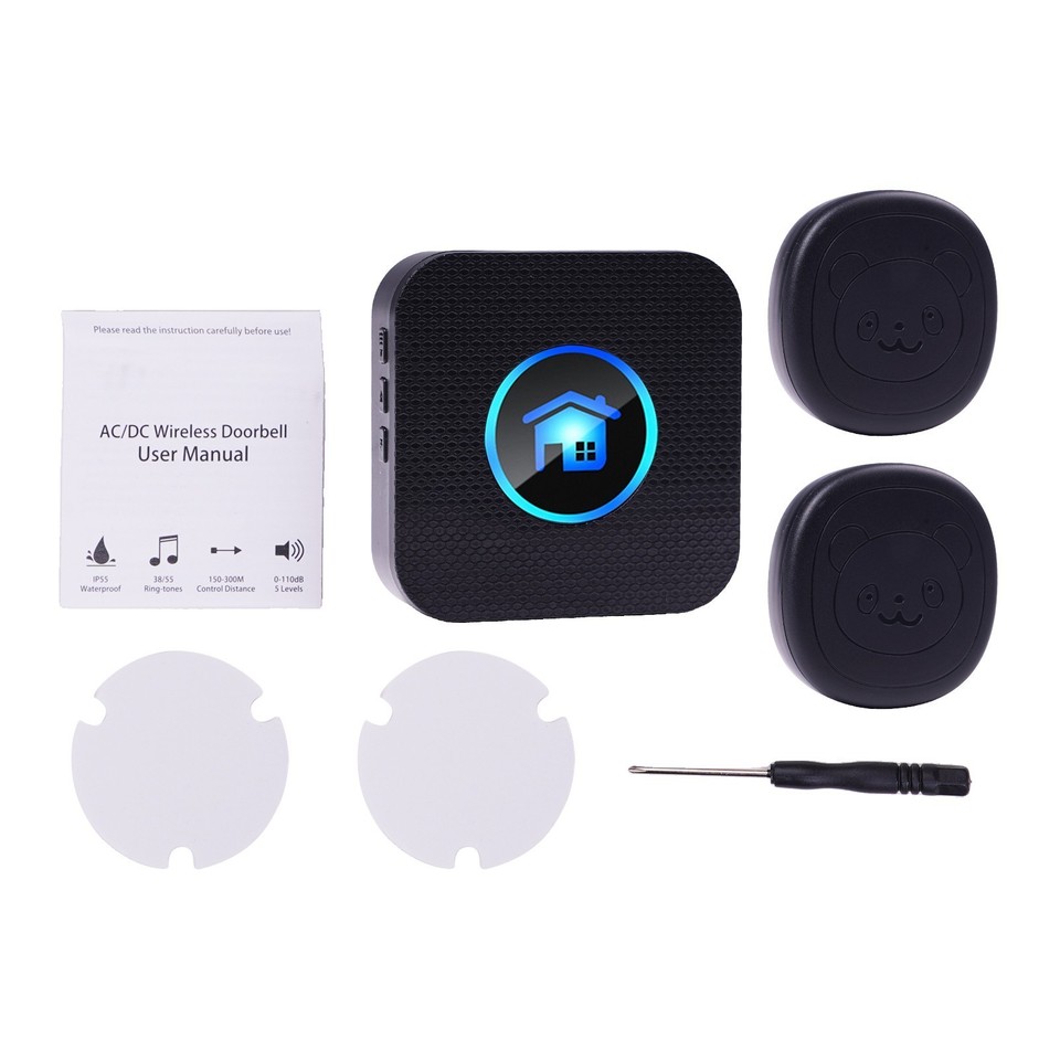 Wireless Touch Sensitive Dog Door Bell Perfect for Potty Training ...