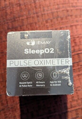 EMAY SleepO2 Wrist Pulse Oximeter | Bluetooth Sleep Oxygen Monitor (B1 ...