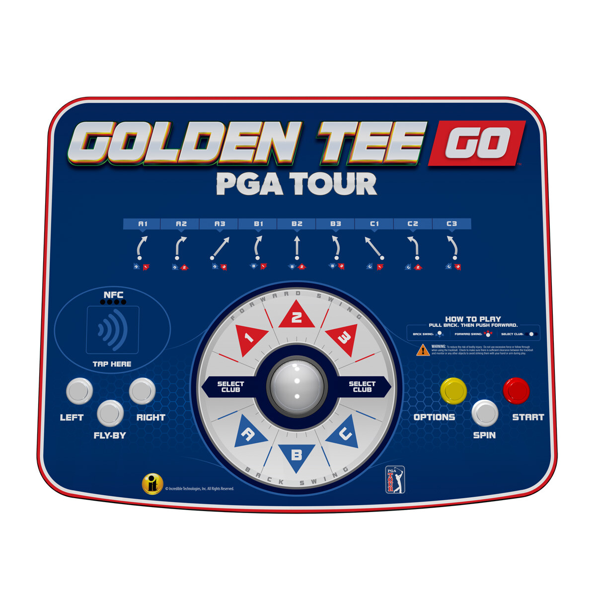 Golden Tee Go PGA Tour Portable Golf Game - 2025 | eBay