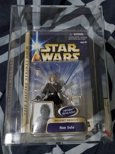 2003 Hasbro Star Wars - ESB Gold - Han Solo Hoth AFA 85 NM+ | eBay