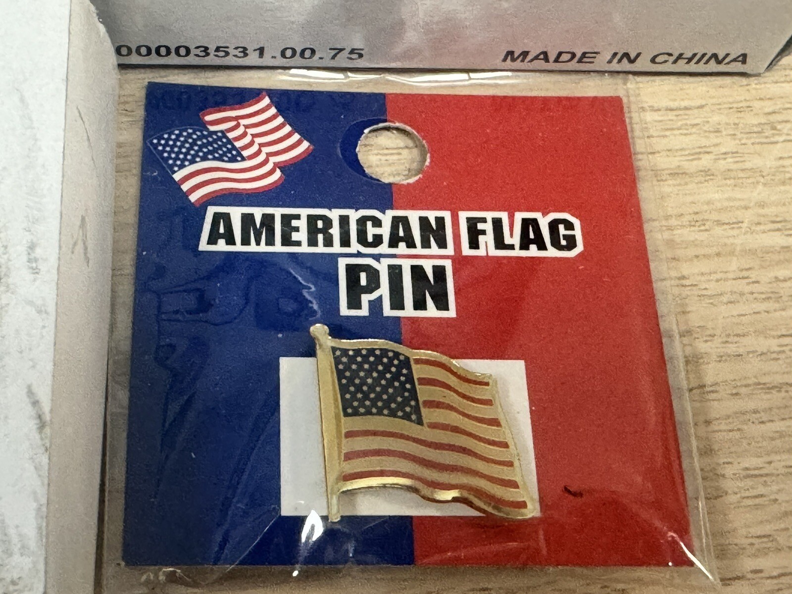 4 Vintage American Flag Themed Hat / Lapel Pins - NIP | eBay