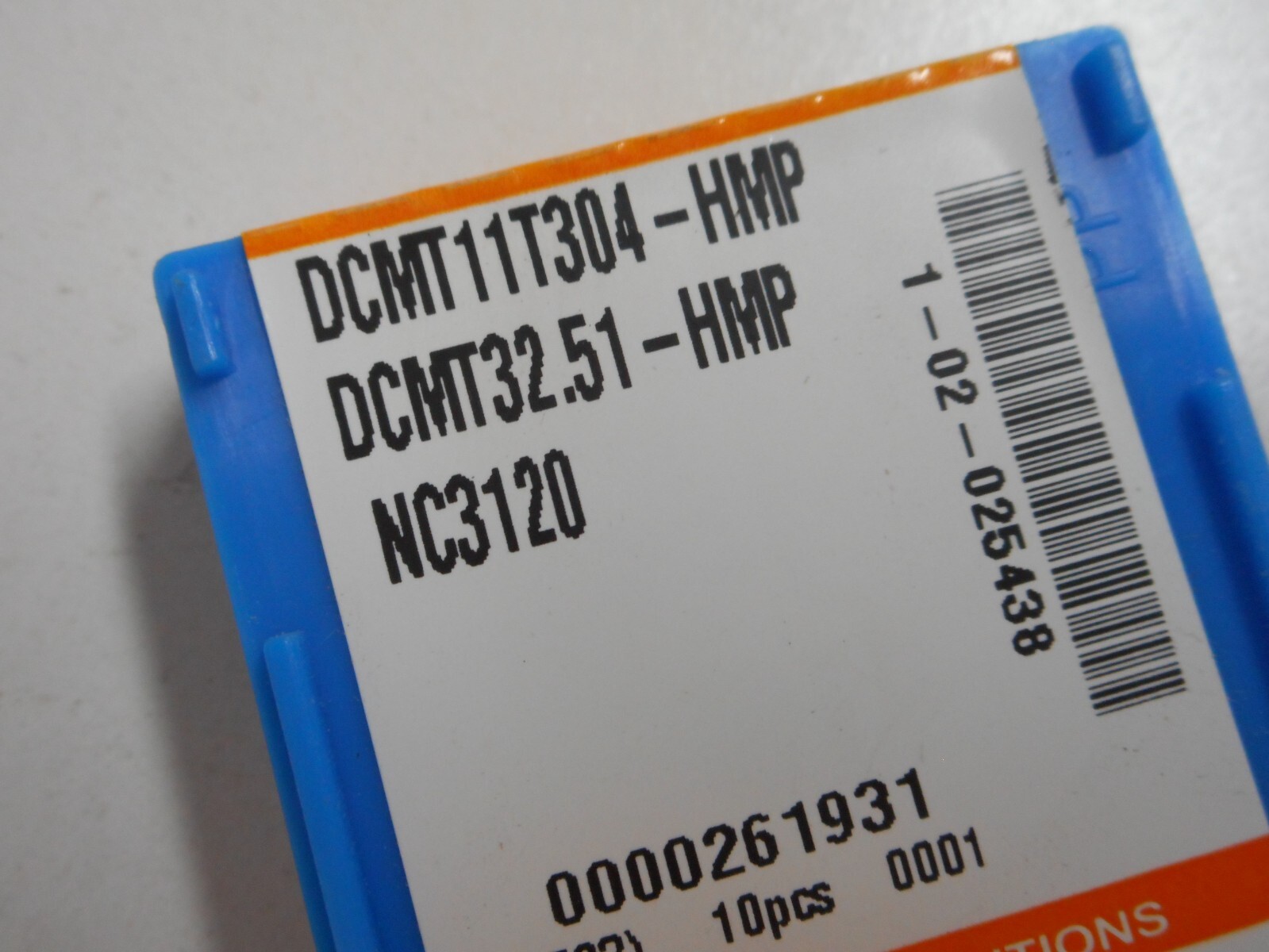 KORLOY DCMT 32.51-HMP NC3120 CARBIDE INSERTS (10 PIECES) | eBay