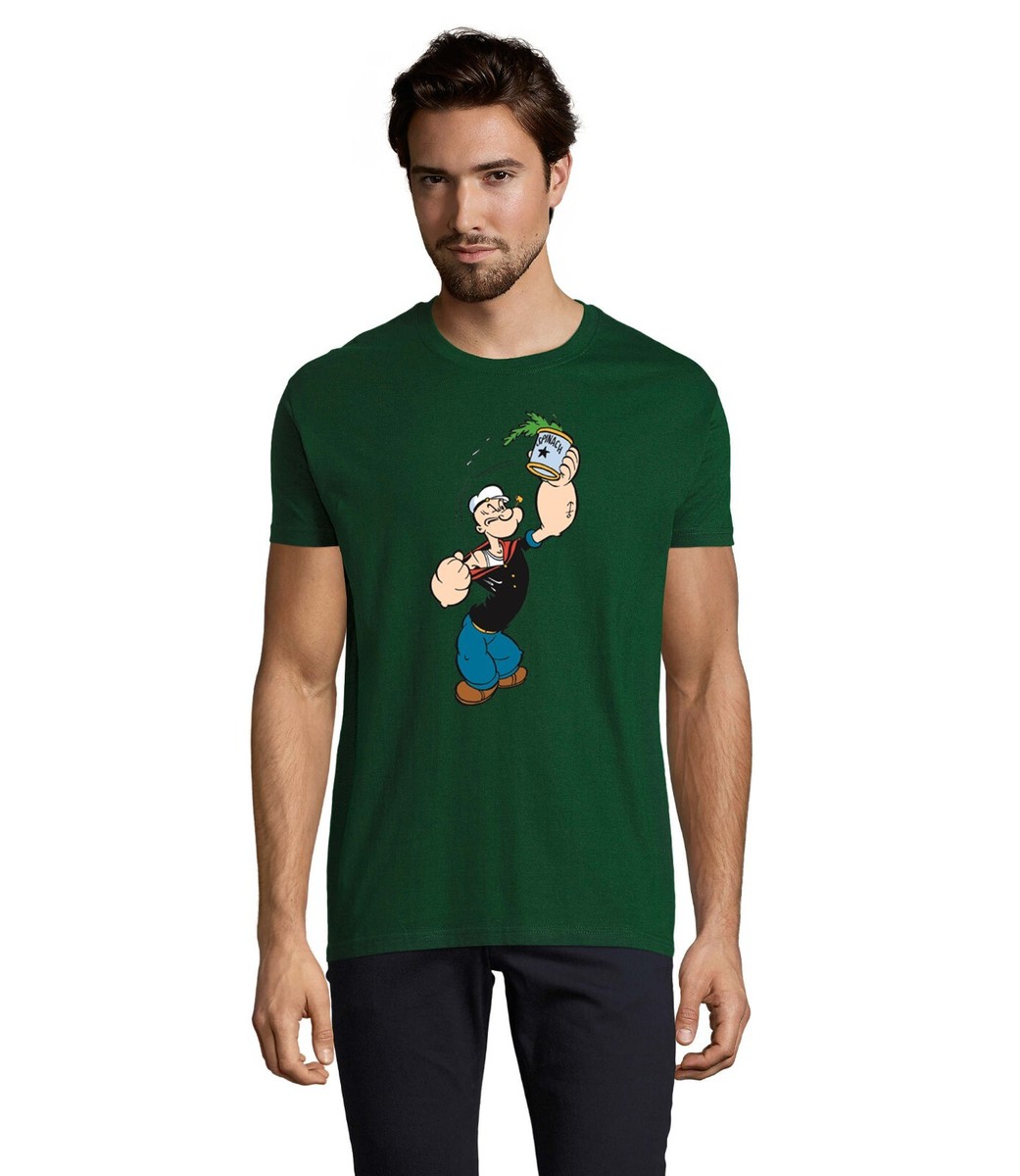 Popeye Spinat Weed Pop Up Popeye In Spinach Can (1957) Mattel