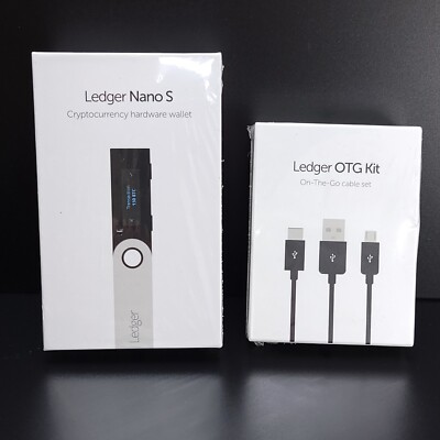 NEW Sealed Ledger Nano S + OTG Kit Bundle Cryptocurrency Hardware ...
