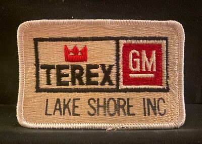 GM TEREX LAKE SHORE INC. EMBROIDERED EMPLOYEE UNIFORM PATCH-GENERAL ...