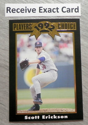 SCOTT ERICKSON 1992 GOLD Cartwrights Players Series Card #18 _ Exact ...