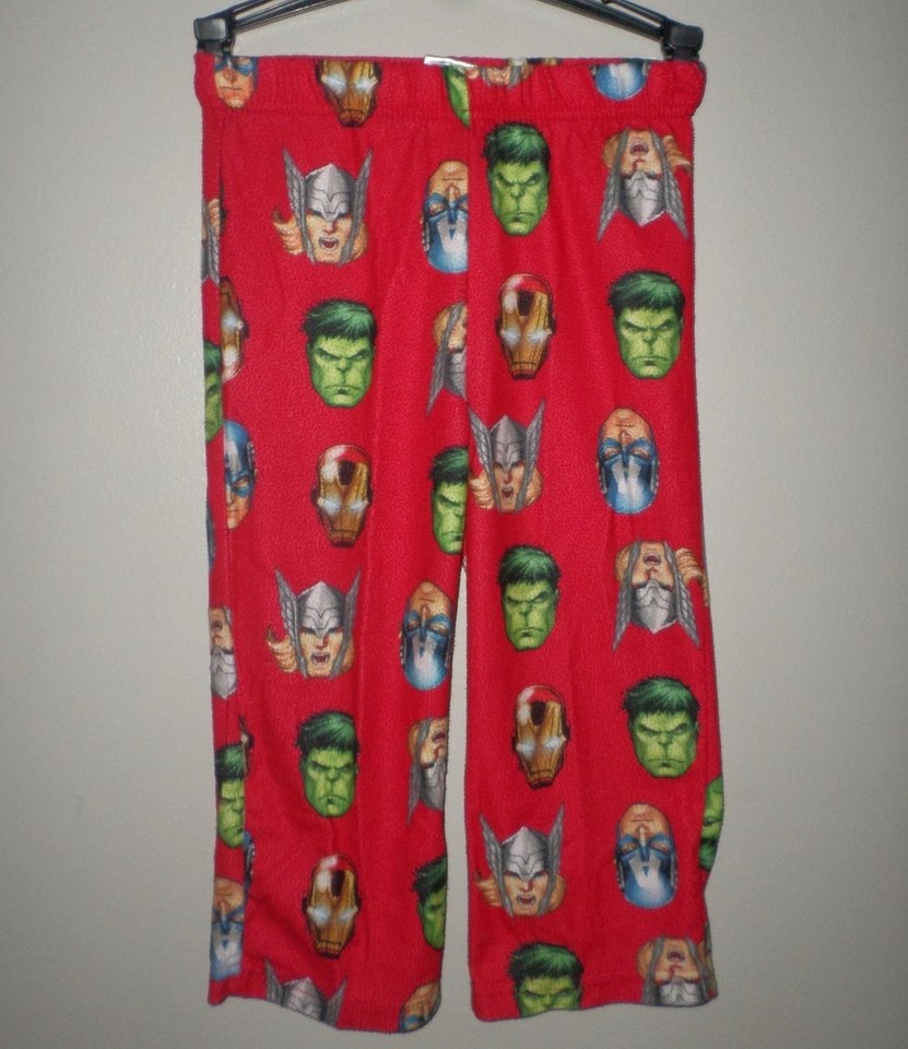 AVENGERS kids pajamas size 4-5 Thor & Hulk two-piece Marvel Comics ...