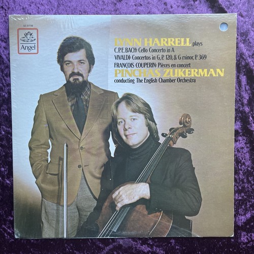 ANGEL SZ-37738 BACH VIVALDI COUPERIN HARRELL ZUKERMAN Near mint LP ...
