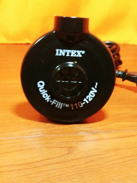 Intex Quick-Fill AC Electric Air Pump 110-120 Volt Black AP619 for sale ...