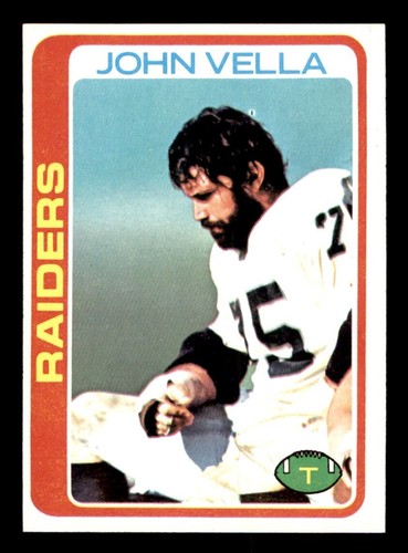 1978 Topps Football #326 John Vella NM *d3 | eBay