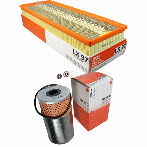 MAHLE / KNECHT Set Filterpaket Luftfilter LX 97 Ölfilter OX 38D | eBay