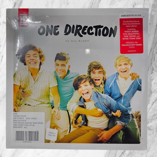 One Direction Up All Night Green Vinyl LP Record Hyper Sticker New ...