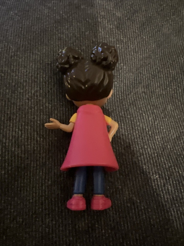 Gabbys Dollhouse Dreamworks 4.5" Doll Cat Ears Pink Vest figure Art ...