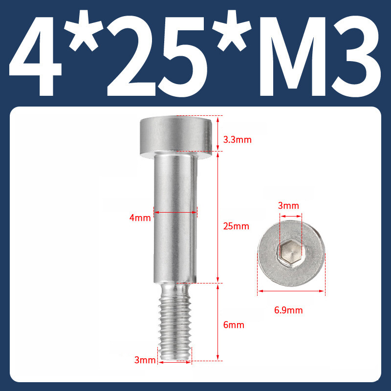 Shoulder Bolt Screws A2 Stainless Steel M4 M5 M6 M8 M10 - Allen Socket Head | eBay