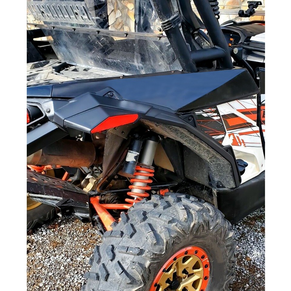 Rear+Front Fender Flares For 2013-2016 CAN AM Maverick Max 1000/1000R ...