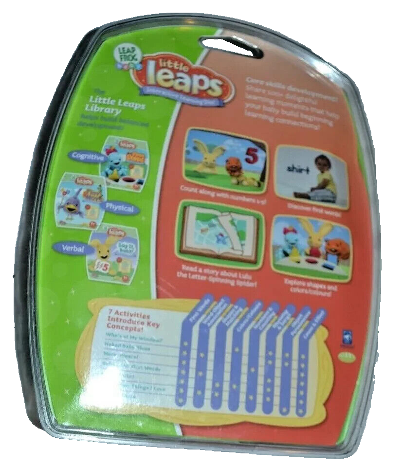 NEW!LEAP FROG LITTLE LEAPS FIRST STEPS Beginning Learning Concepts ...