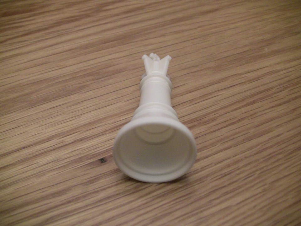 Chess Game Replacement Parts Plastic Hollow-White King | eBay