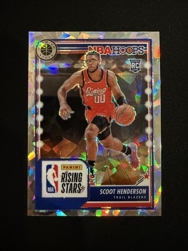 2023-24 Premium Stock Scoot Henderson #280 Rising Stars Cracked Ice ...