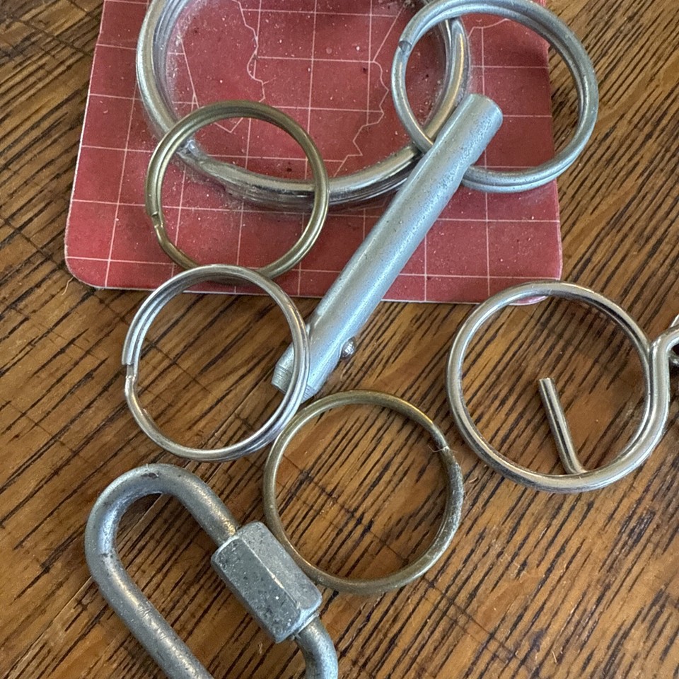 vintage key ring lot/8/ Various Sizes | eBay