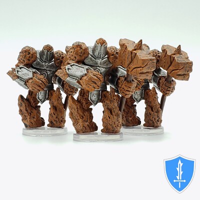 Earth Elemental Myrmidon x3 - Sand & Stone #16 D&D Icons of the Realms ...