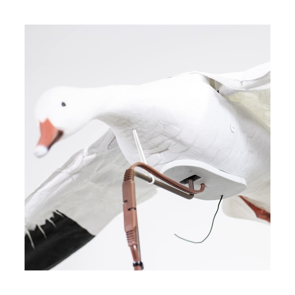 Higdon Outdoors Clone Snow Goose Flapping Motion Decoy with Adjustable ...