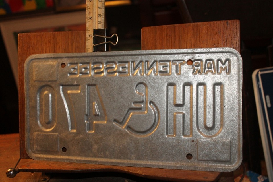 1994 Tennessee License Plate Disabled UH 470 | eBay