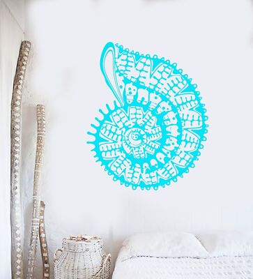 Vinyl Wall Decal Shell Sea Ocean Marine Beach Style Stickers (938ig) | eBay