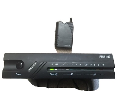 Telex FMR-100 Professional Wireless MIc Receiver And belt pack | eBay