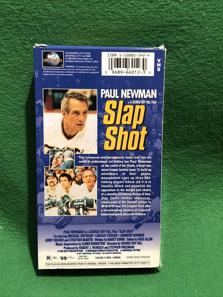 Slap Shot (VHS, 1996) New Open Box 96896601230 | eBay