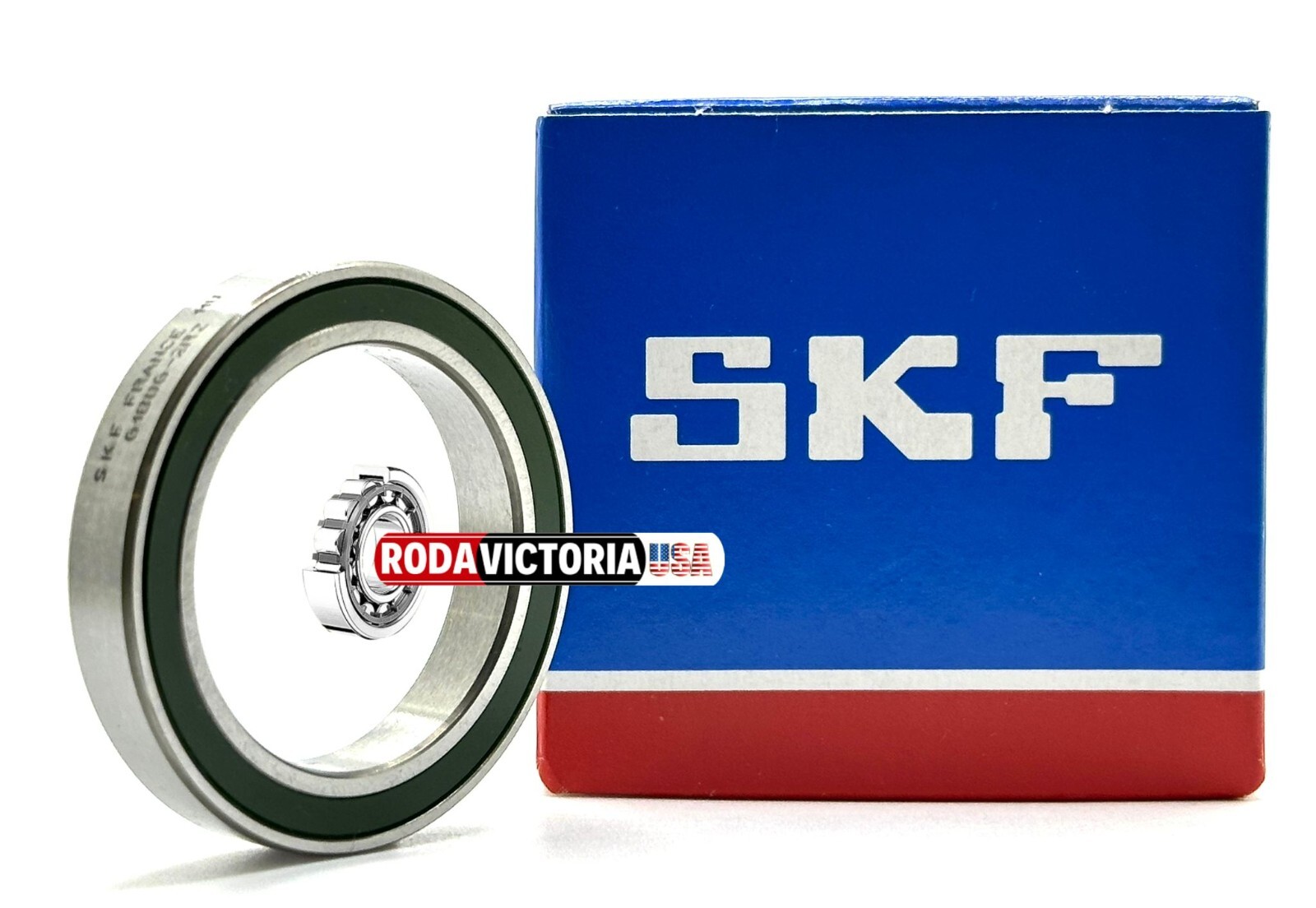 SKF 61806 2RZ BALL BEARING, SEALED, NON CONTACT SEALS 30x42x7mm 6806 ...