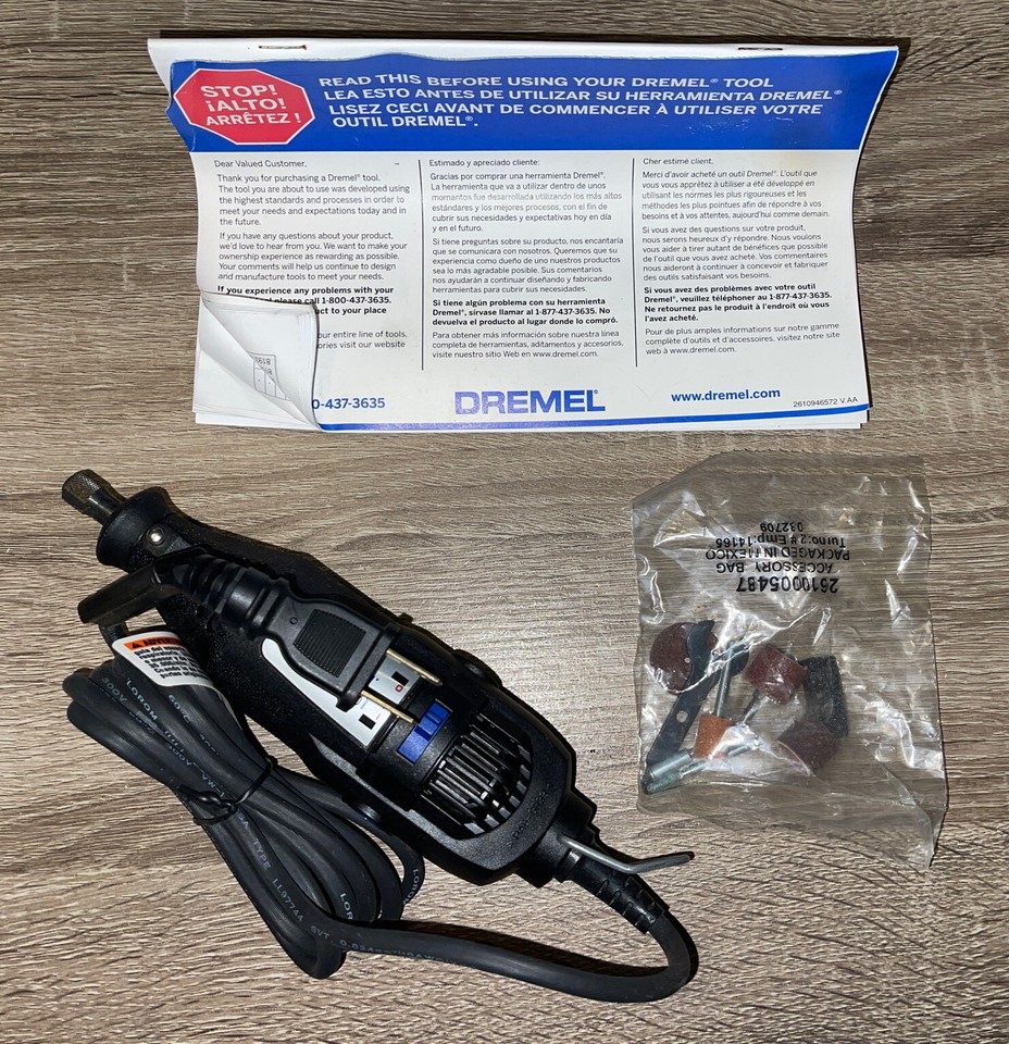 New DREMEL 100 Series 100-N/7 Single Speed Rotary Tool Kit w ...