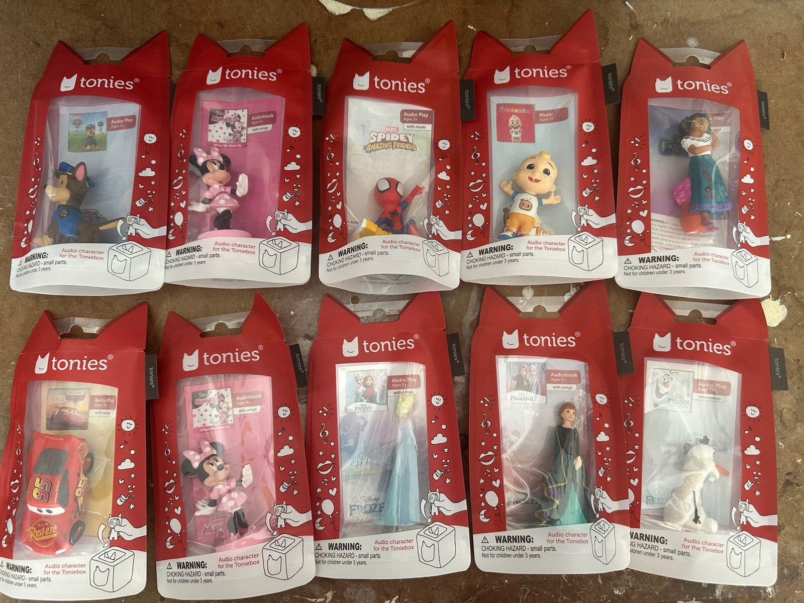 Lot Of (10) Ten - Tonies Audio Storytime Characters for Toniebox BRAND ...