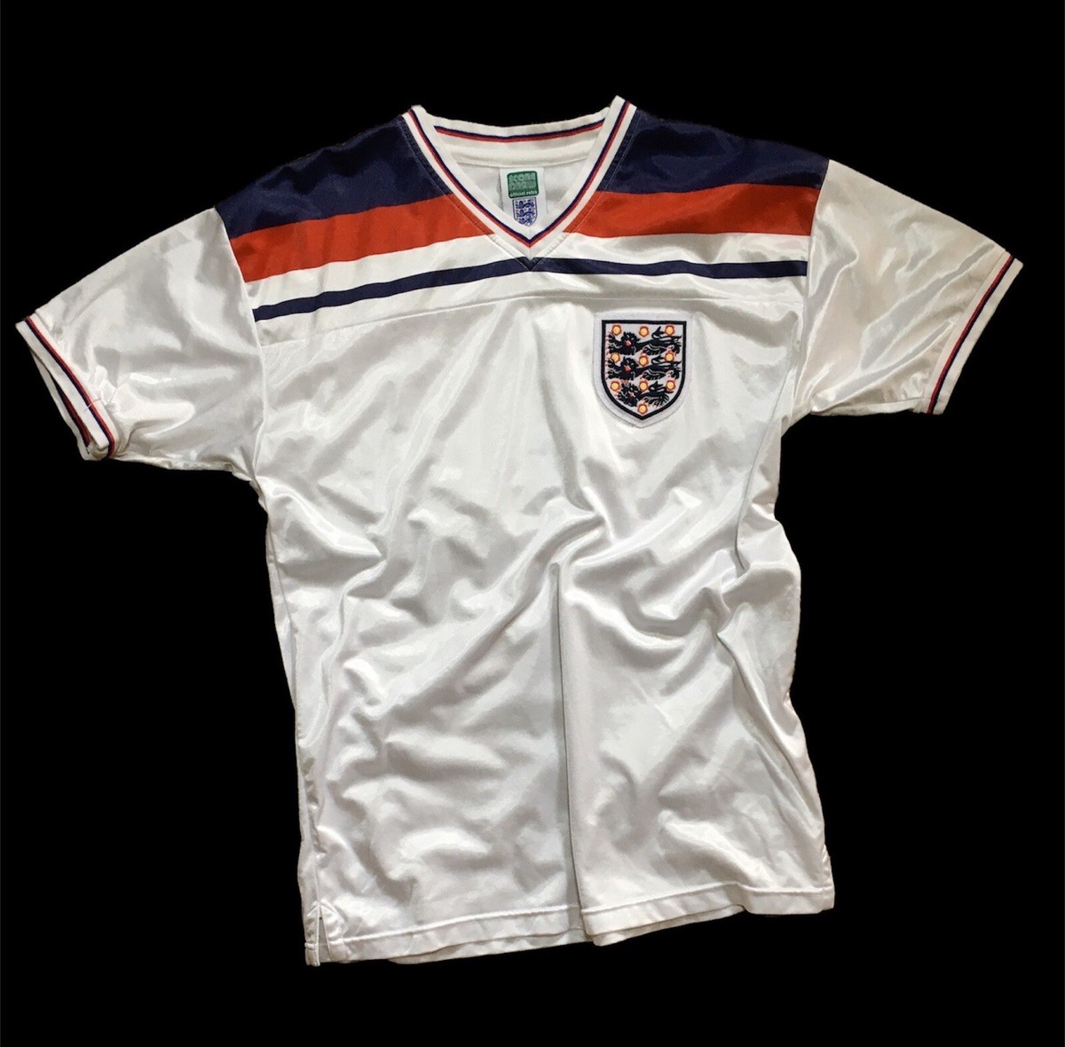 Eighties England England 1980 1983 *Matchworn* Home Shirt #16