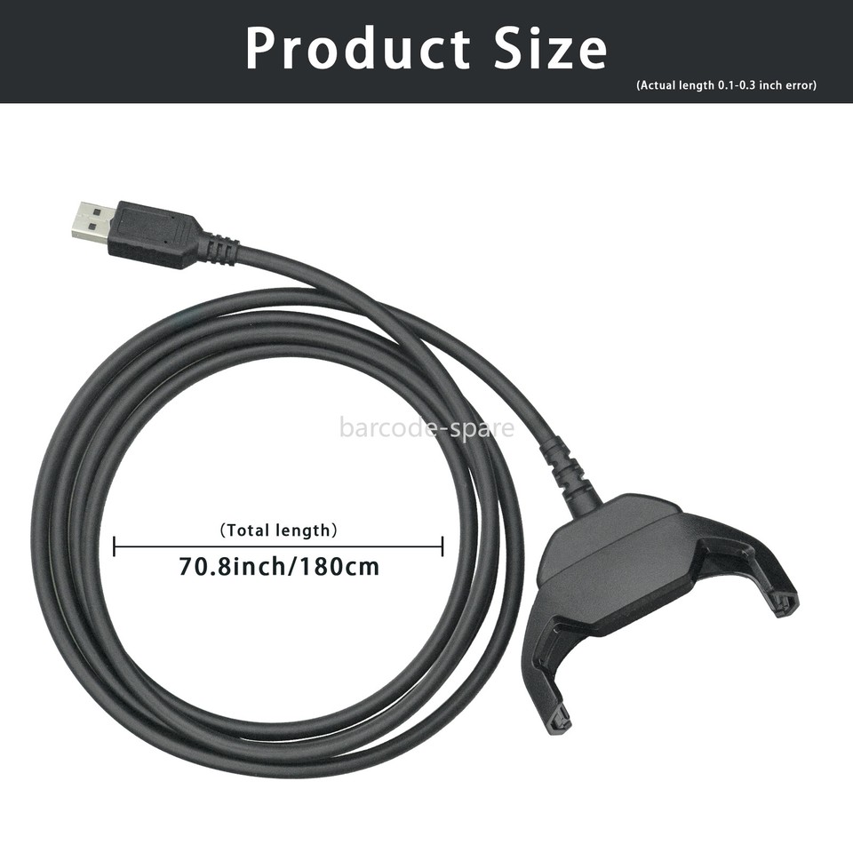 USB Data Charger Cable for Zebra TC51 TC510K TC56 TC57 replace CBL-TC51 ...