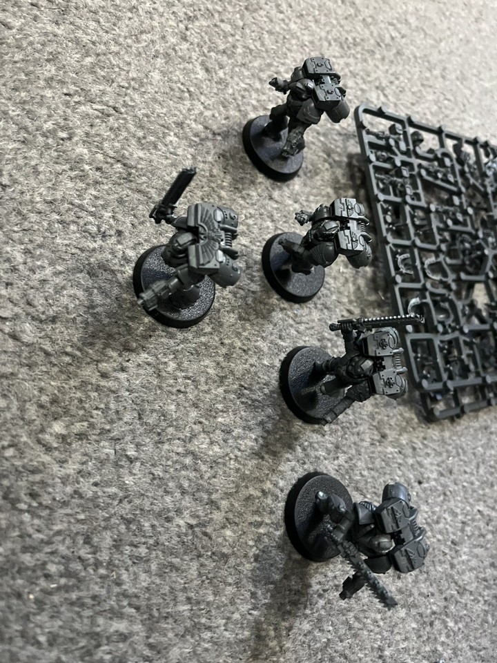 Warhammer 40k Space Marine Army Job Lot Games Workshop Imperial Fists ...