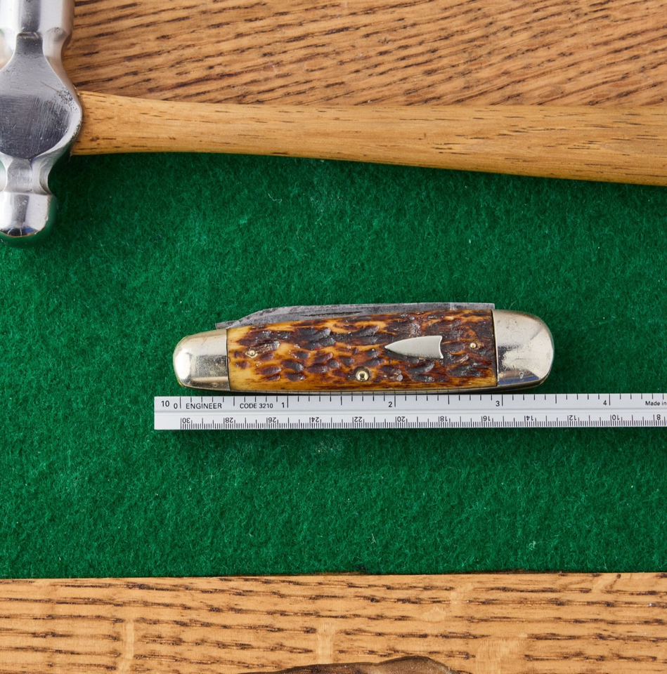 Vintage SCHATT & MORGAN CUTLERY CO. TITUSVILLE PA Pocket Knife JUMB ...