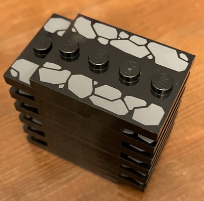 Lot Of 12 Tile Modified 3x4 LEGO Minifig Dungeons Dragons Cobblestone ...