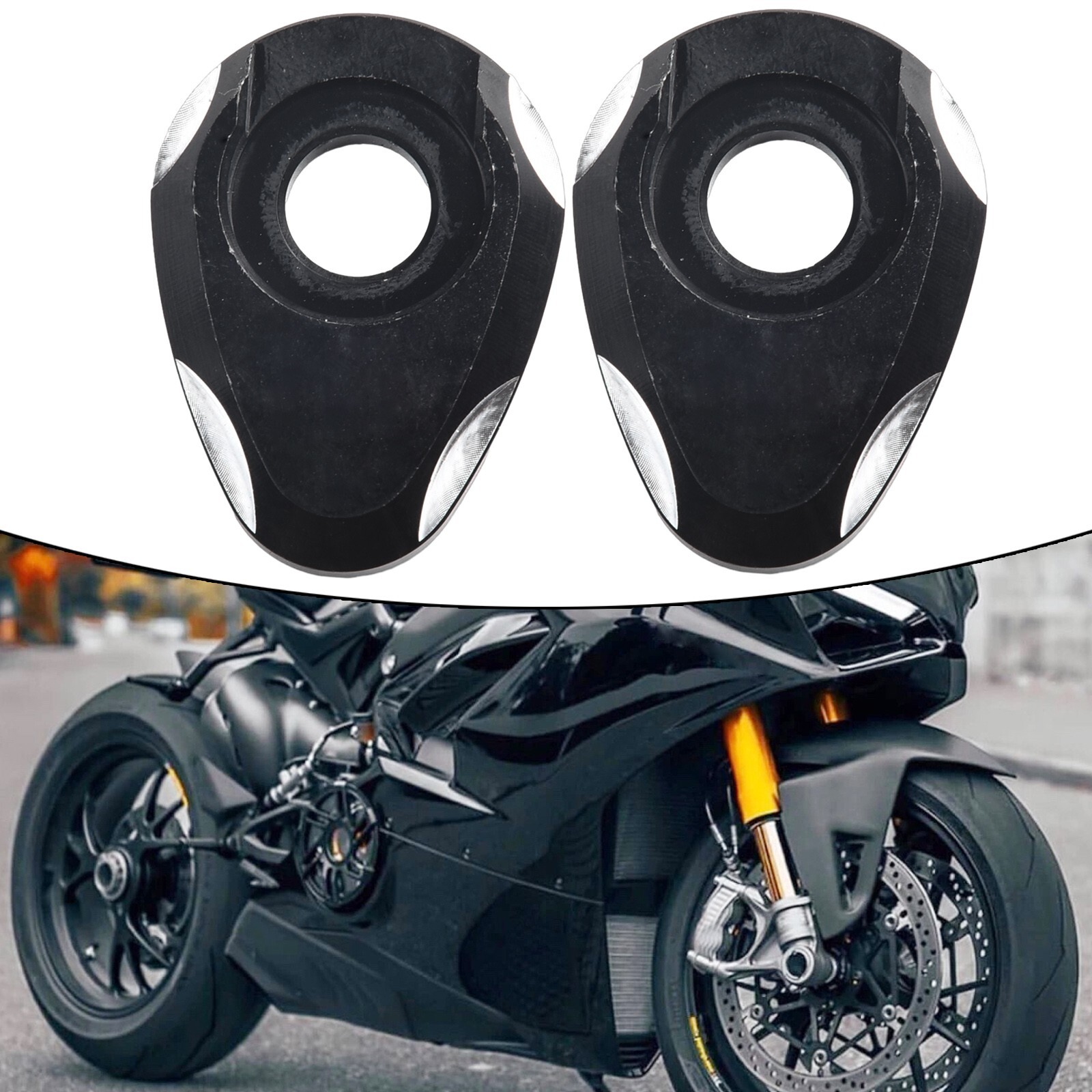 Easy Installation Black Spacer Adapters for Motorcycle Indicator Lights ...