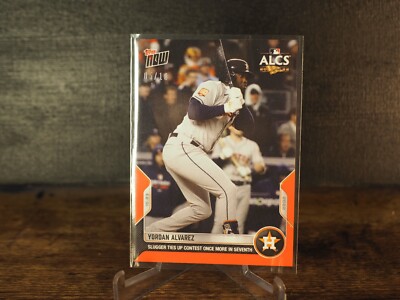 2022 Topps Now #1129 Yordan Alvarez Red Parallel Card 5/10 ALCS RBI | eBay