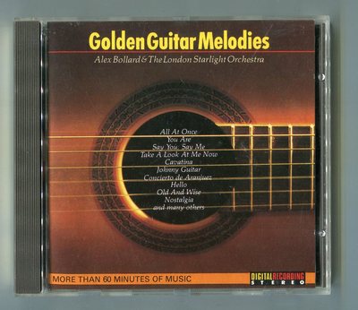 Golden Guitar Melodies cd © 1987 ALEX BOLLARD & London Starlight ...