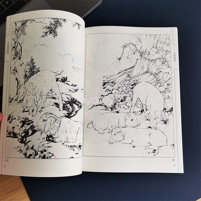 Hundreds of Animals Drawing Sketching Calligraphy Sheet Tattoo Flash ...