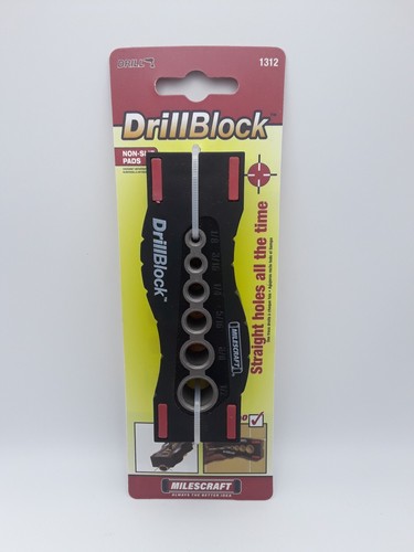 Drill Block - Drill Guide - Drill Straight Holes - Milescraft #1312 ...