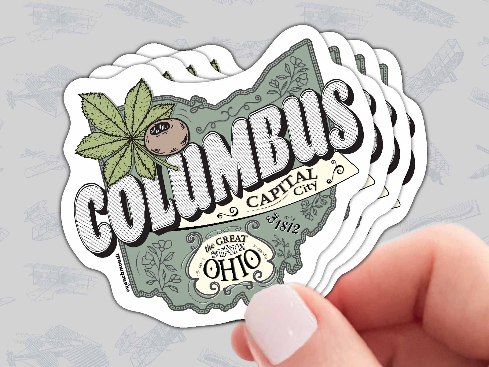 COLUMBUS Stickers | Bundle of 4 | OHIO Family Vacation | Laptop Decal ...